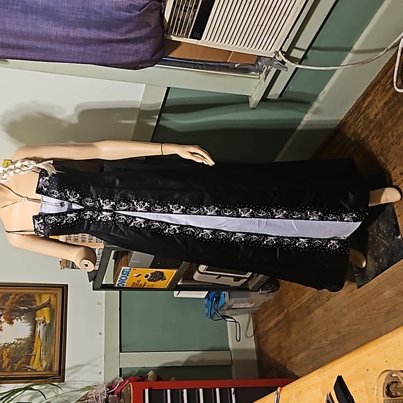 Niki Lavis | Dresses | Vintage Niki Livas Prom Dress Maxi Ball Gown ...